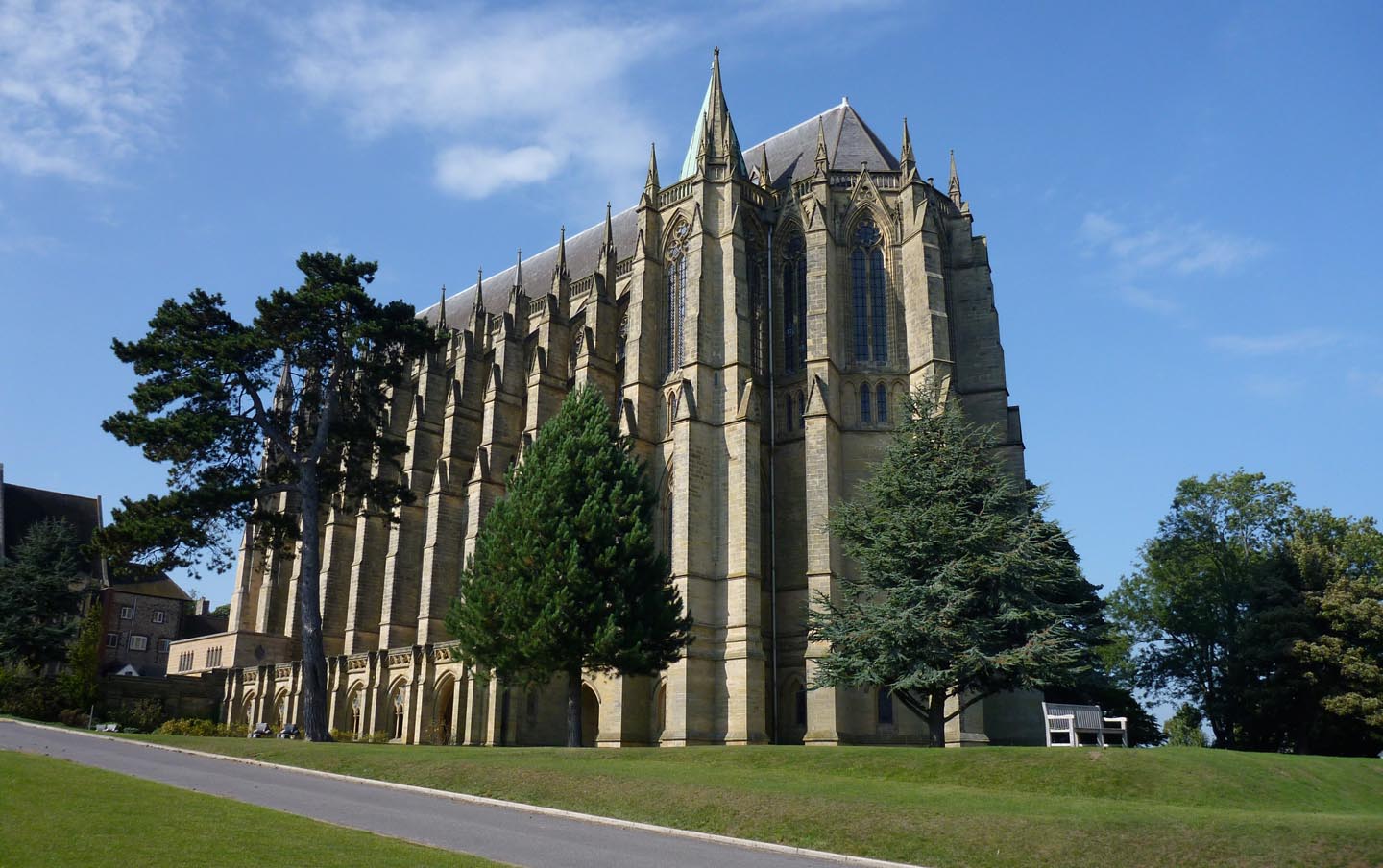EAW026855 ENGLAND (1949). Lancing College, Lancing, 1949. This image ...