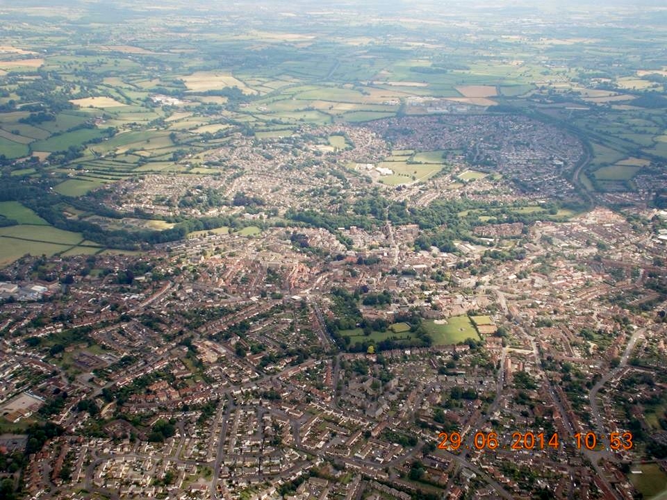 epw033178 ENGLAND (1930). The town and surrounding countryside, Frome ...