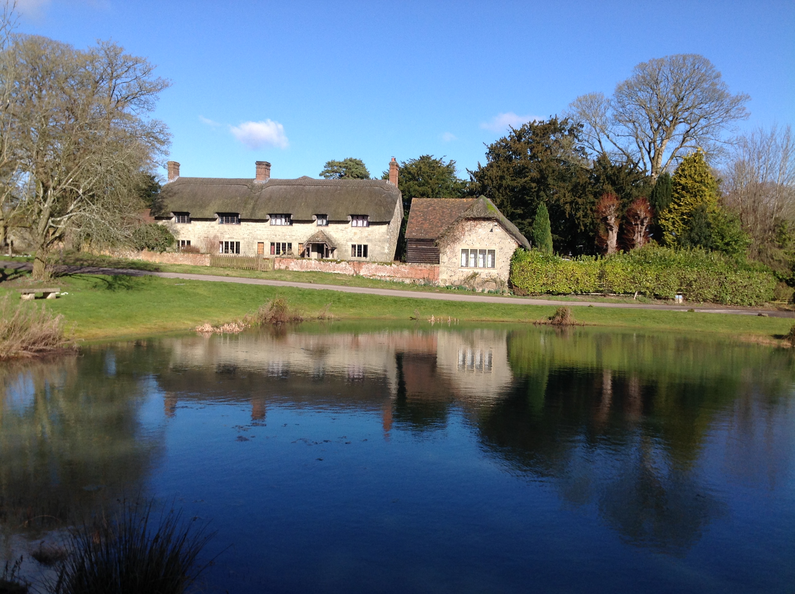eaw023239 ENGLAND (1949). The village, Ashmore, 1949 | Britain From Above