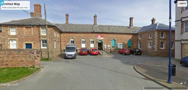 waw023832 WALES (1949). General view of Borth from Upper Borth looking ...