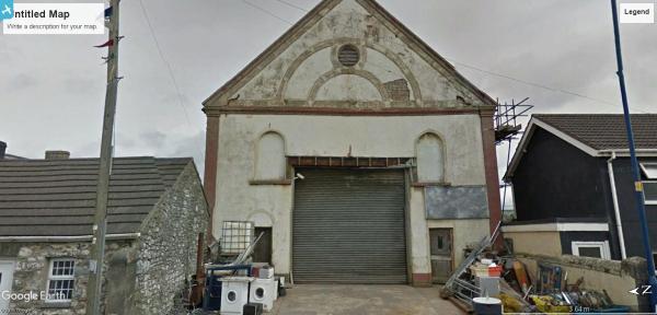 waw023832 WALES (1949). General view of Borth from Upper Borth looking ...