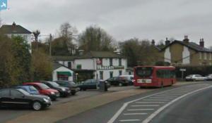 epw006238 ENGLAND (1921). View of the village, Mickleham, from the west ...